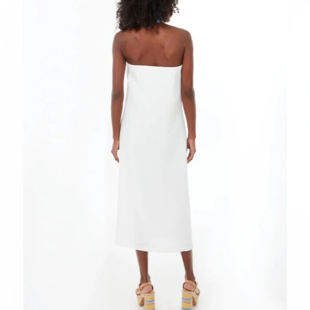 Tuckernuck | Dresses | Strapless Ivory Crepe Marin Dresstuckernuck ...